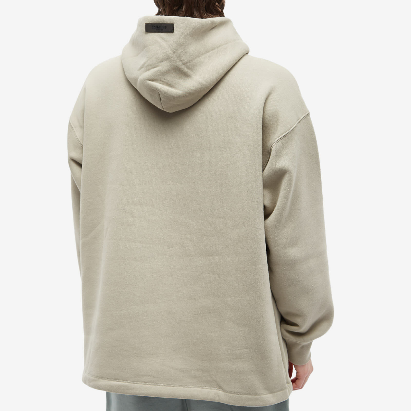 Fear of God ESSENTIALS Men's Relaxed Hoody in Seal Fear Of God Essentials