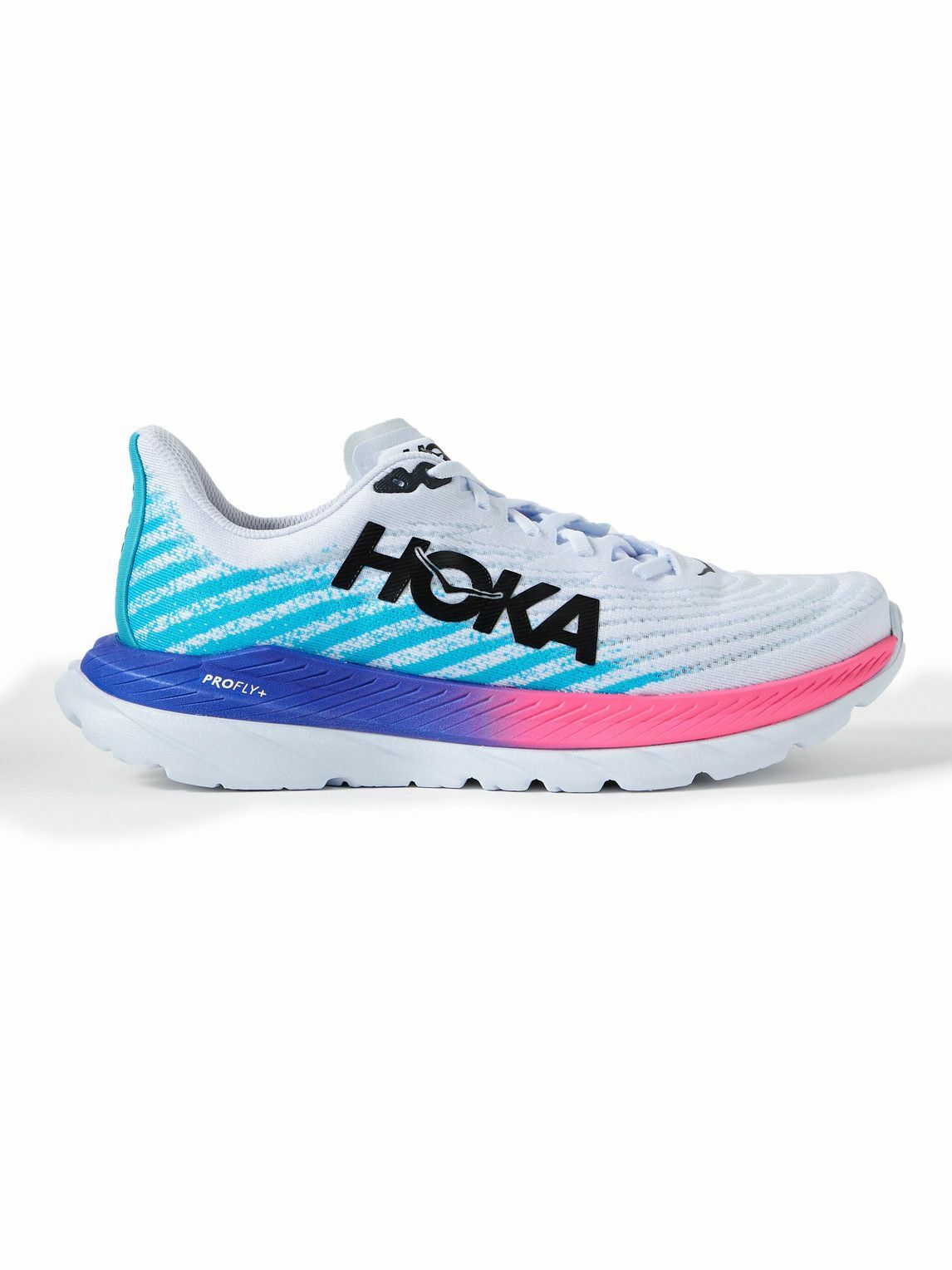 Hoka One One - Mach 5 Rubber-Trimmed Mesh Sneakers - Multi Hoka One One