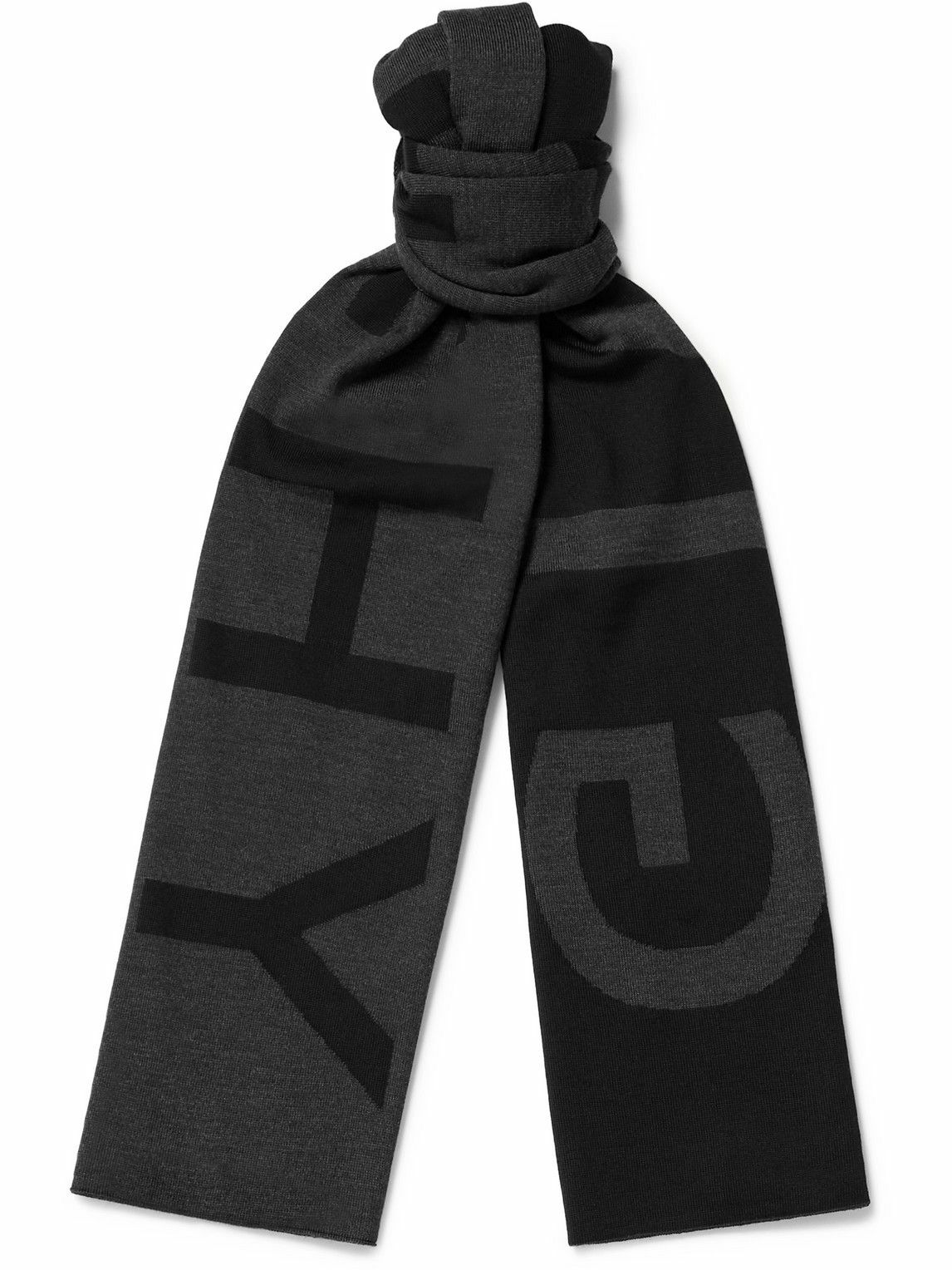 Givenchy - Logo-Jacquard Wool Scarf Givenchy