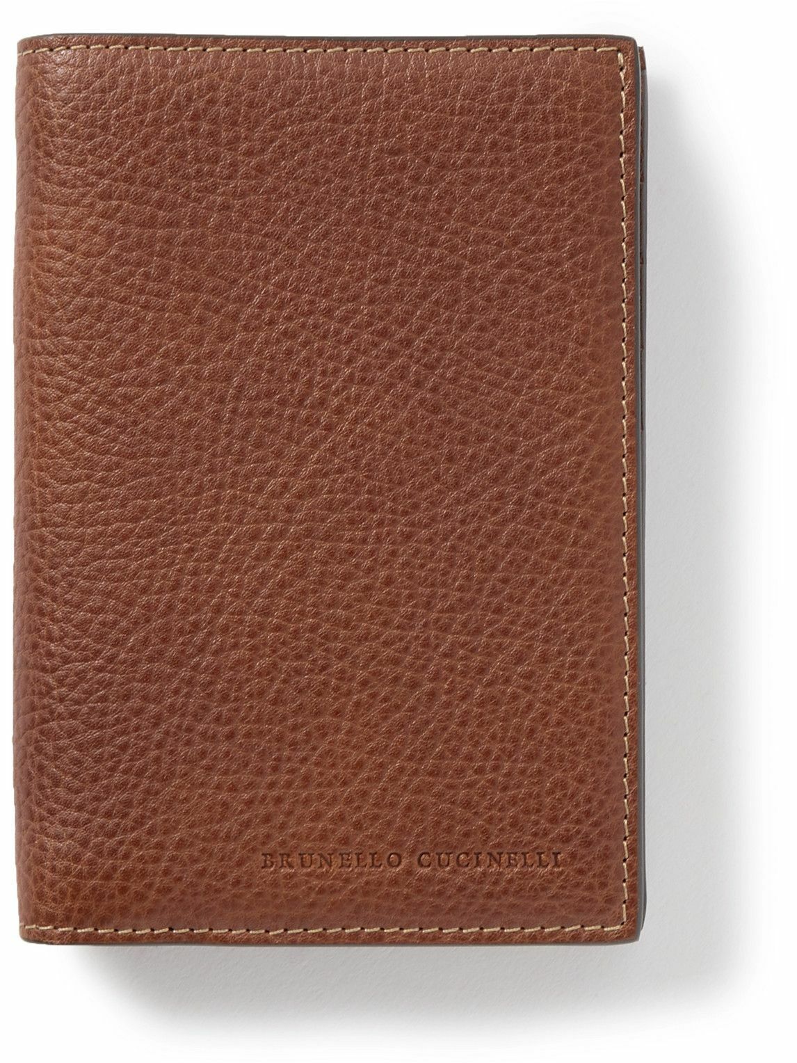 Brunello Cucinelli - Full-Grain Leather Billfold Wallet Brunello Cucinelli
