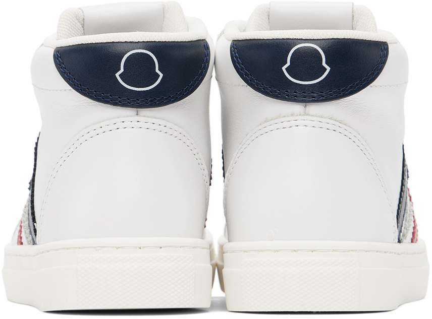 Moncler Enfant Kids White Petit Monaco Sneakers Moncler Enfant