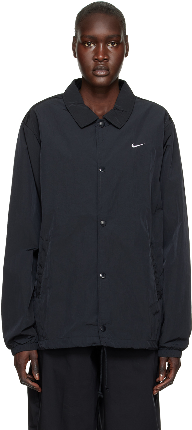 Nike Black Sportswear Authentics Coaches Jacket Nike