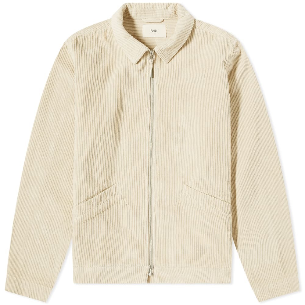 Folk Men's Cord Signal Jacket in Ash Cord Folk