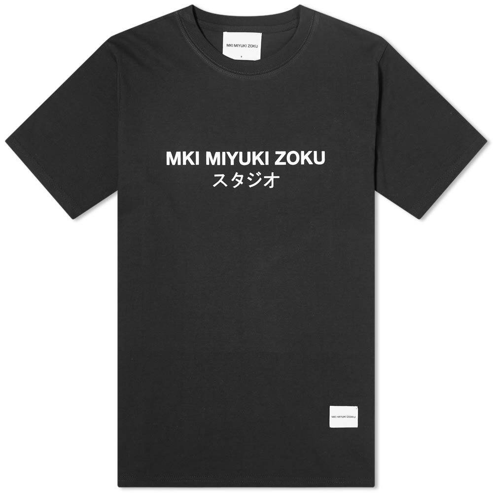 MKI Men's Classic Logo T-Shirt in Black MKI Miyuki-Zoku