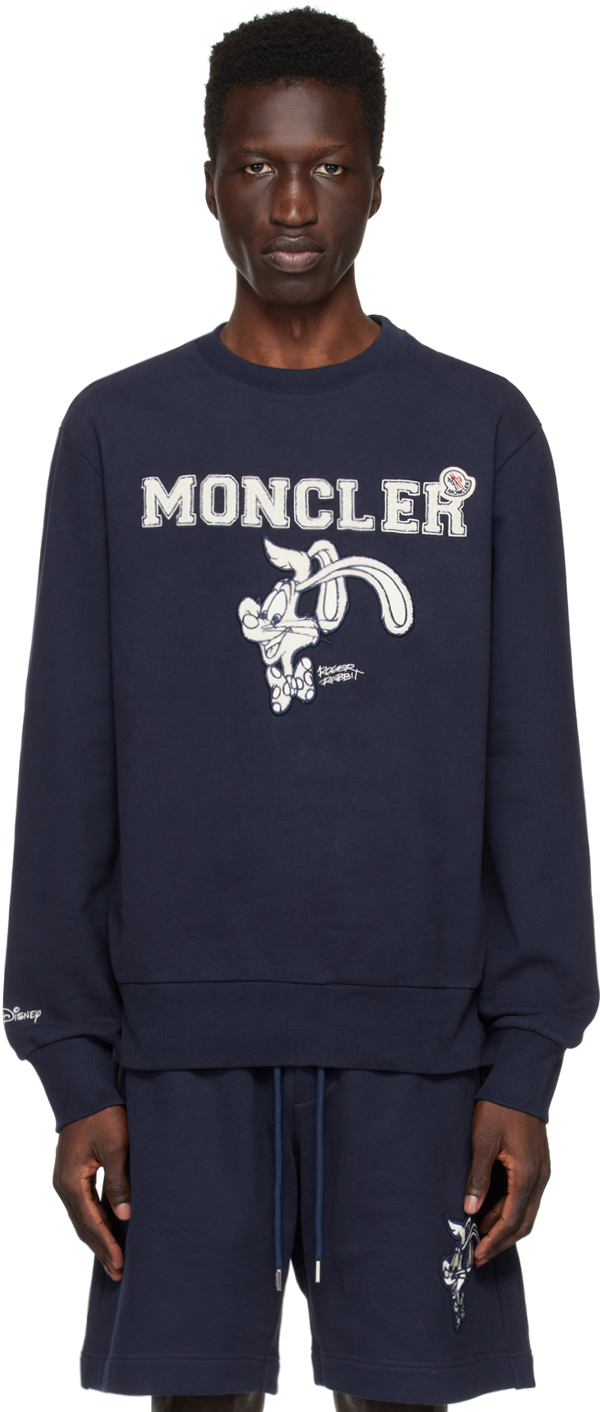 Moncler Navy Patch Sweatshirt Moncler