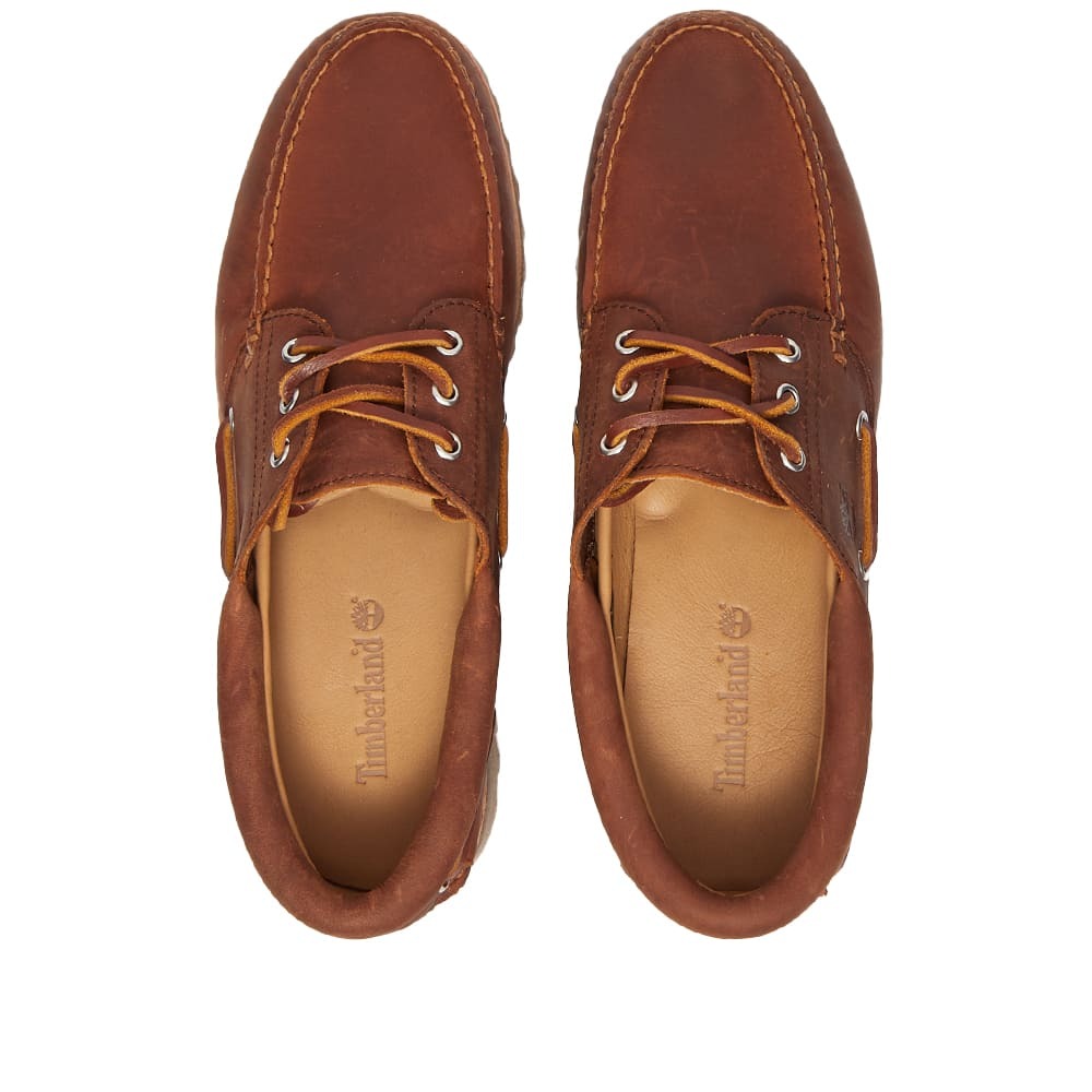 Timberland Men's 3-Eye Classic Lug Shoe in Rust Full Grain Timberland