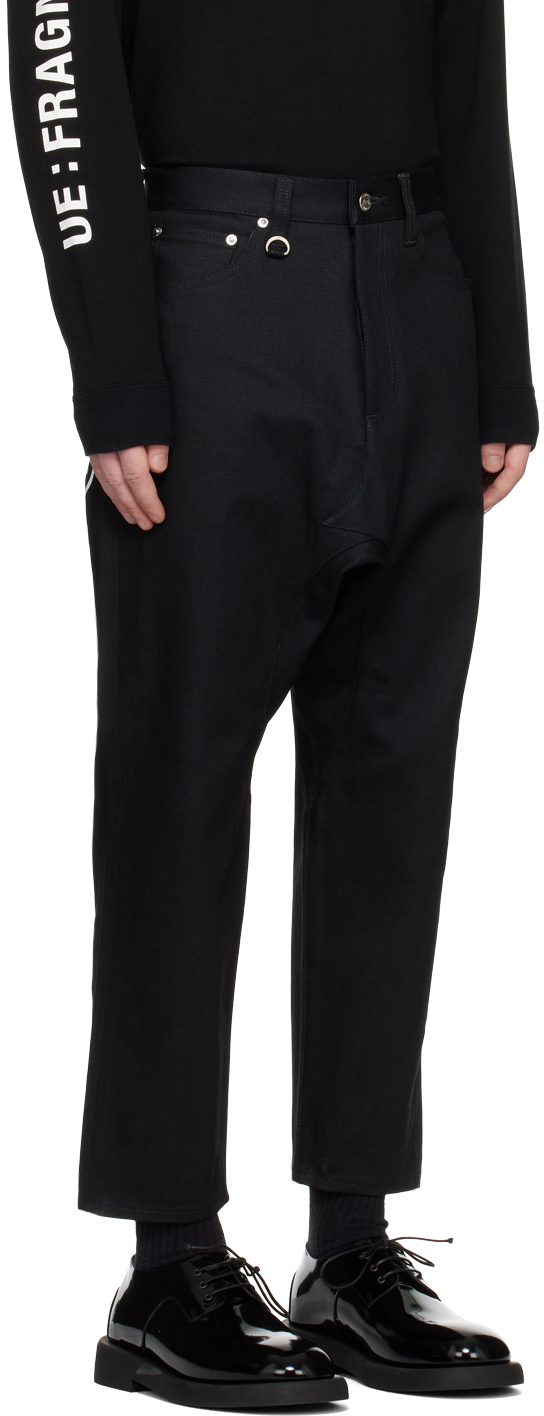 Uniform Experiment Black Snake Patch Jeans Uniform Experiment