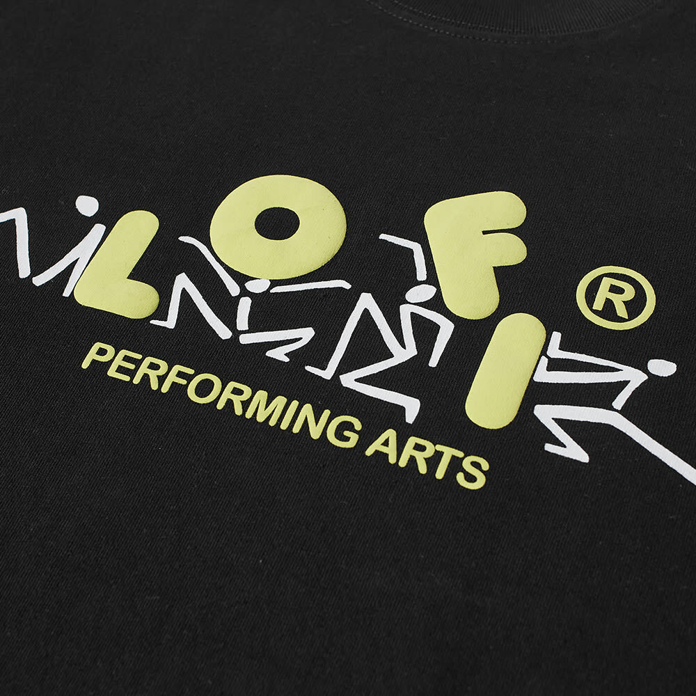 Lo-Fi Men's Performing Arts T-Shirt in Black Lo-Fi