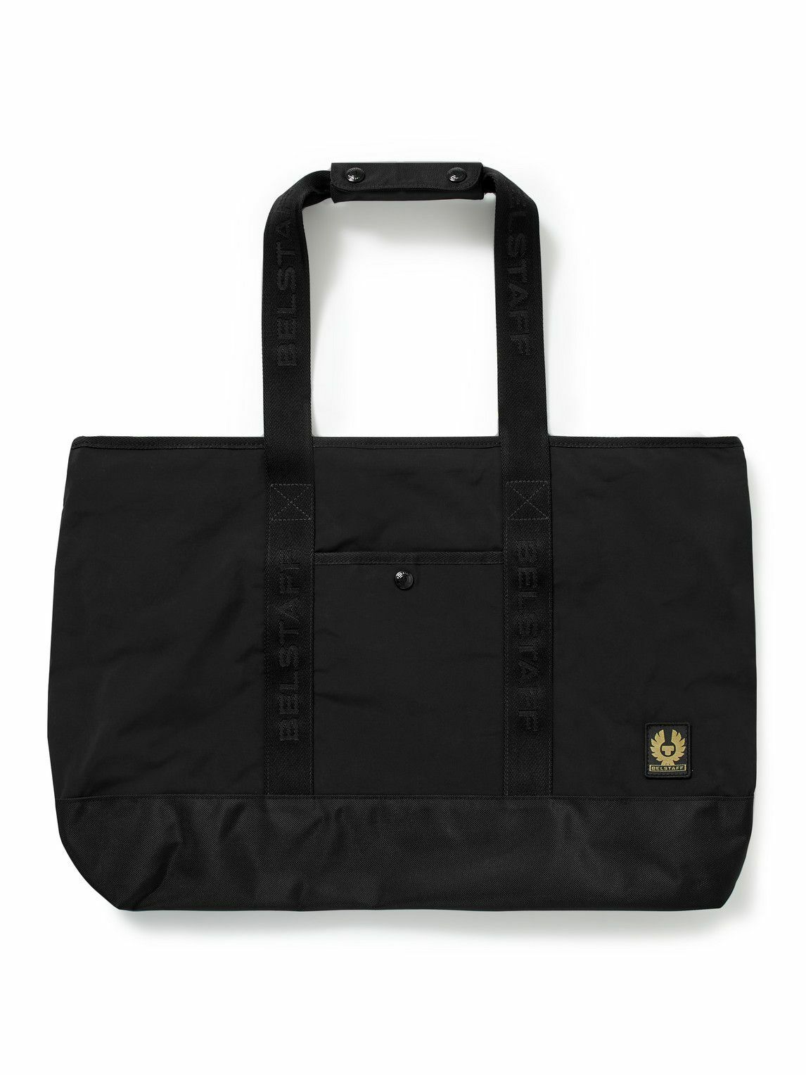 Belstaff - Logo-Appliquéd Webbing-Trimmed Shell Tote Bag Belstaff