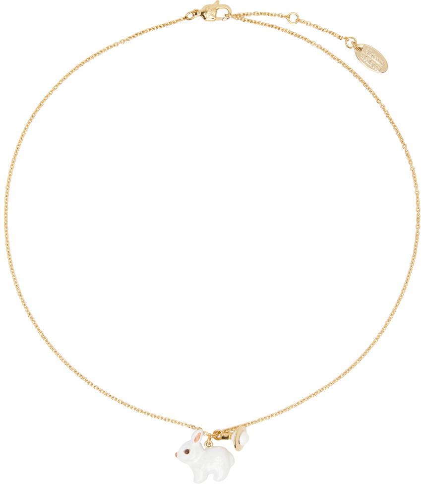 Vivienne Westwood Gold Rabbit Necklace Vivienne Westwood