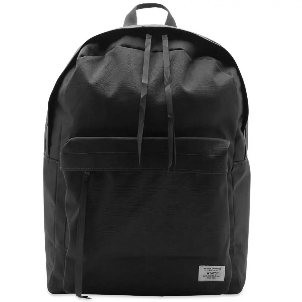 WTAPS Men's Book Pack Backpack in Black WTAPS