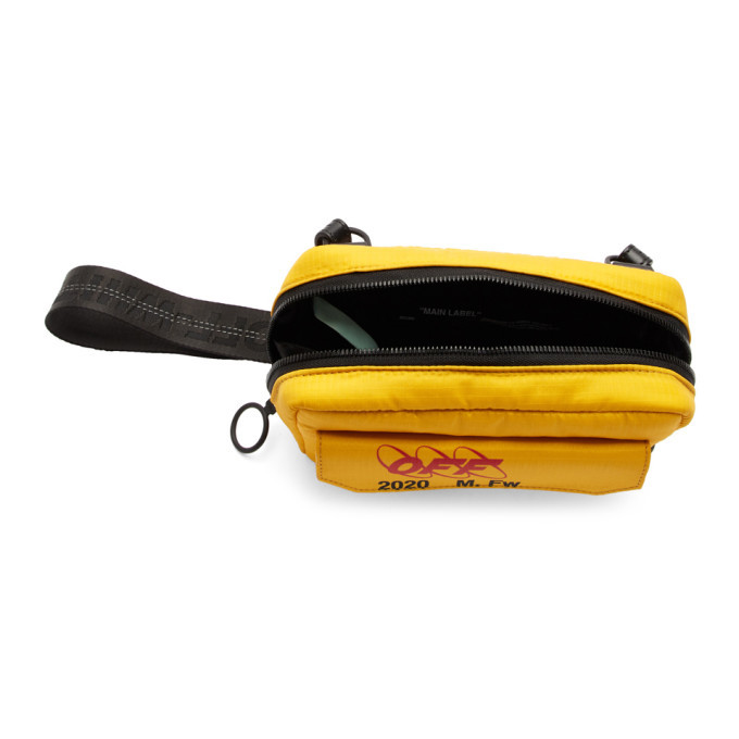 Off-White Yellow Industrial Travel Crossbody Bag Off-White