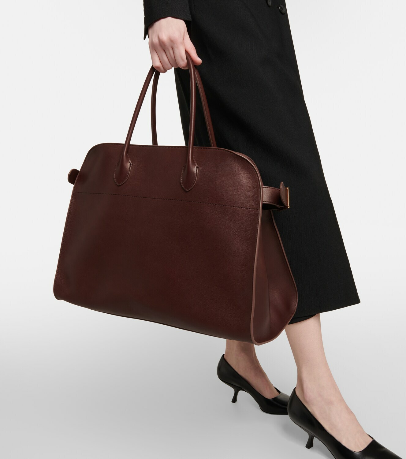 The Row - Margaux 17 leather tote bag The Row