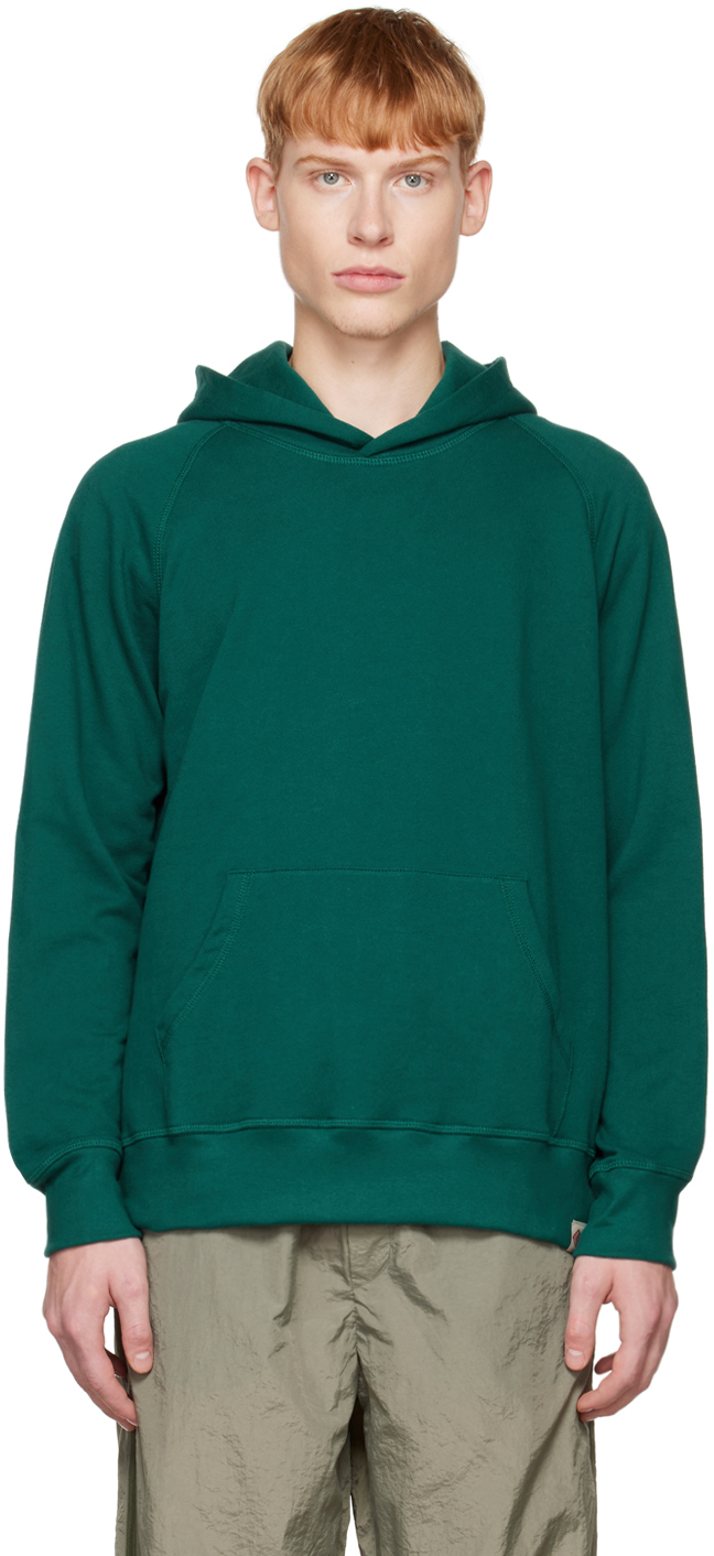 Bather Green Raglan Sleeve Hoodie Bather