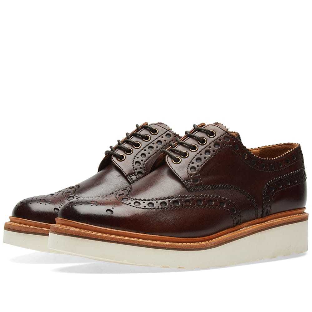 Grenson Archie V Brogue Brown Grenson