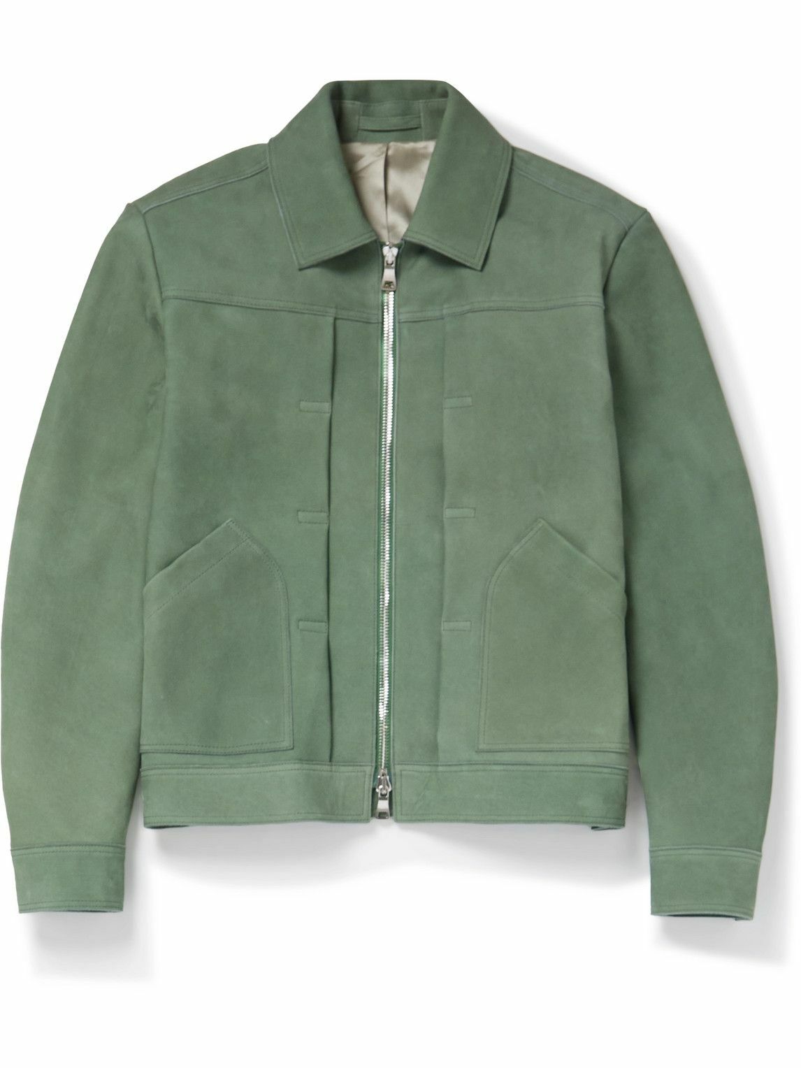 Mr P. - Nubuck Jacket - Green Mr P.