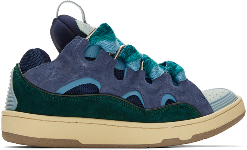 Lanvin Blue Curb Sneakers Lanvin