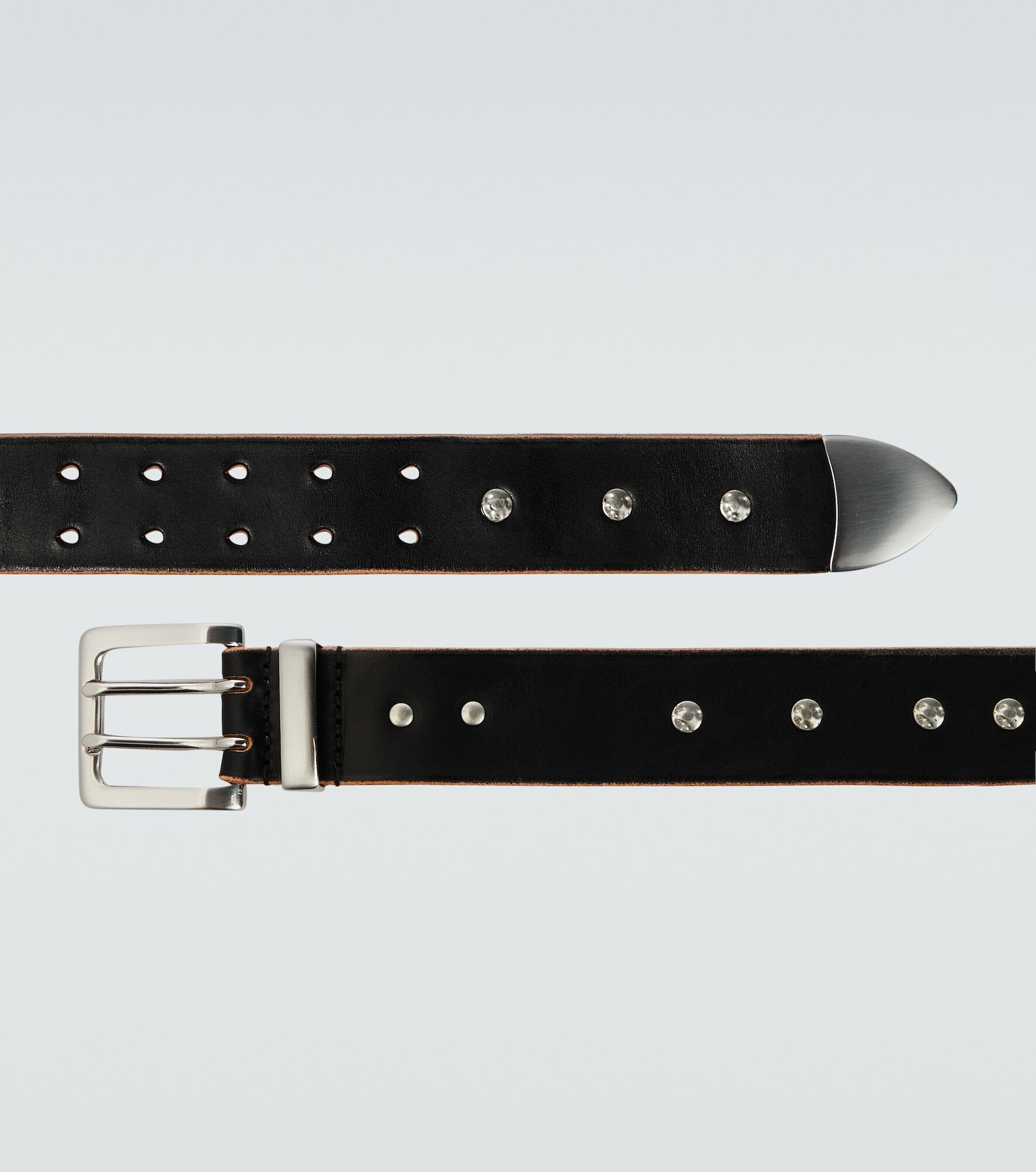 Our Legacy - Broken Stud leather belt Our Legacy