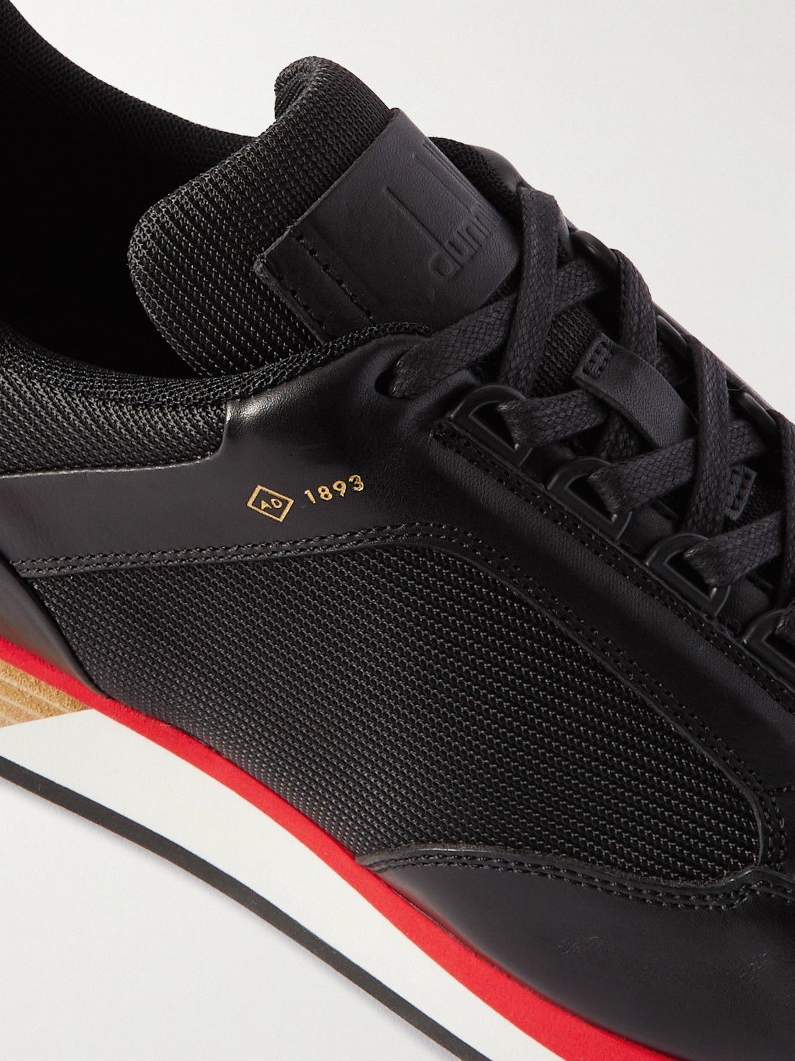 Dunhill - Duke Mesh and Leather Sneakers - Black Dunhill