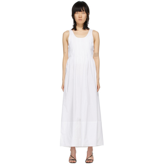 Markoo White The Pleated Dress Markoo