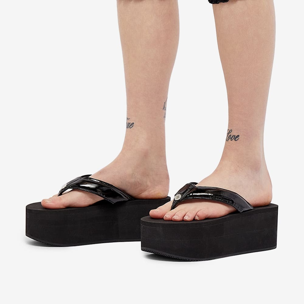 Simon Miller Women's Foami Platform Thong Sandal in Black Simon Miller
