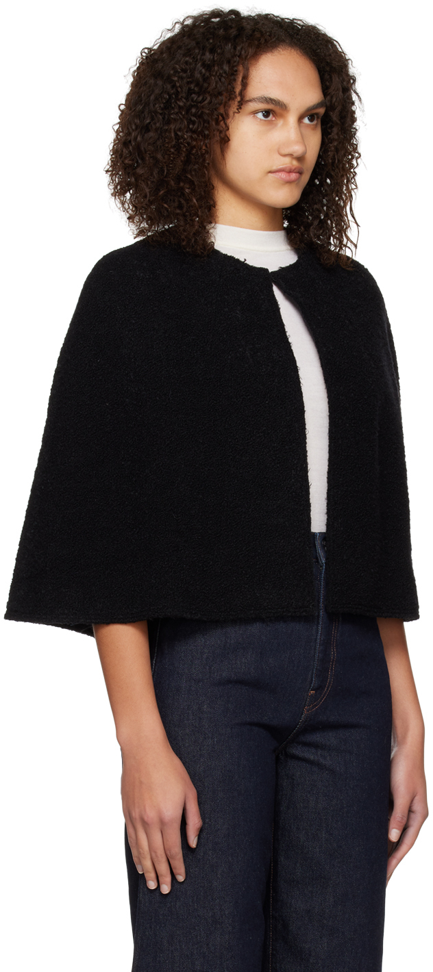 Totême Black Evening Cape Toteme