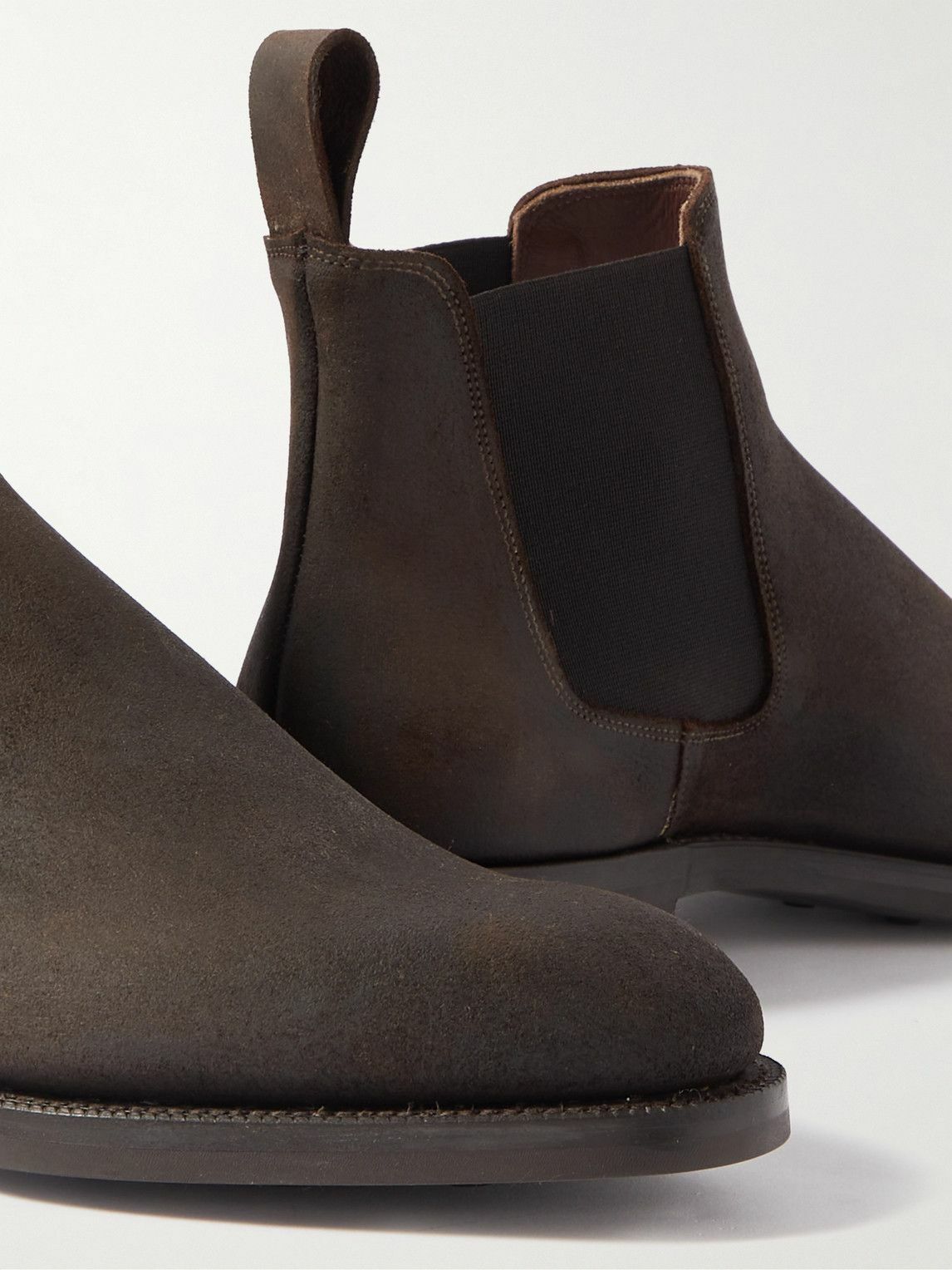 Edward Green - Govan Suede Chelsea Boots - Brown Edward Green