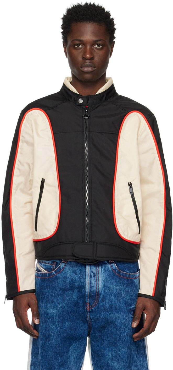 Diesel Black & White J-Blink Jacket Diesel