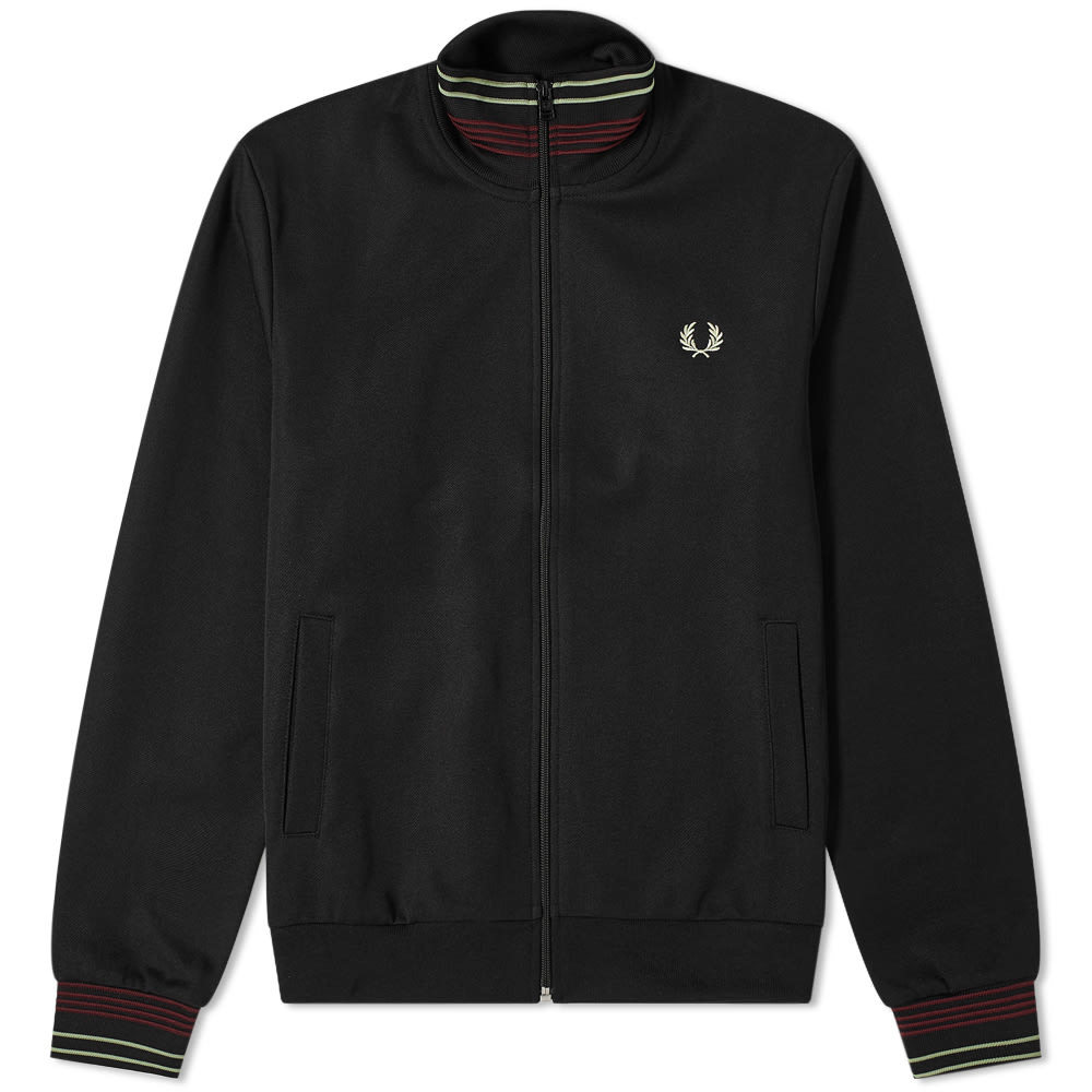 Fred Perry Authentic Lightweight Pique Track Jacket Fred Perry Authentic