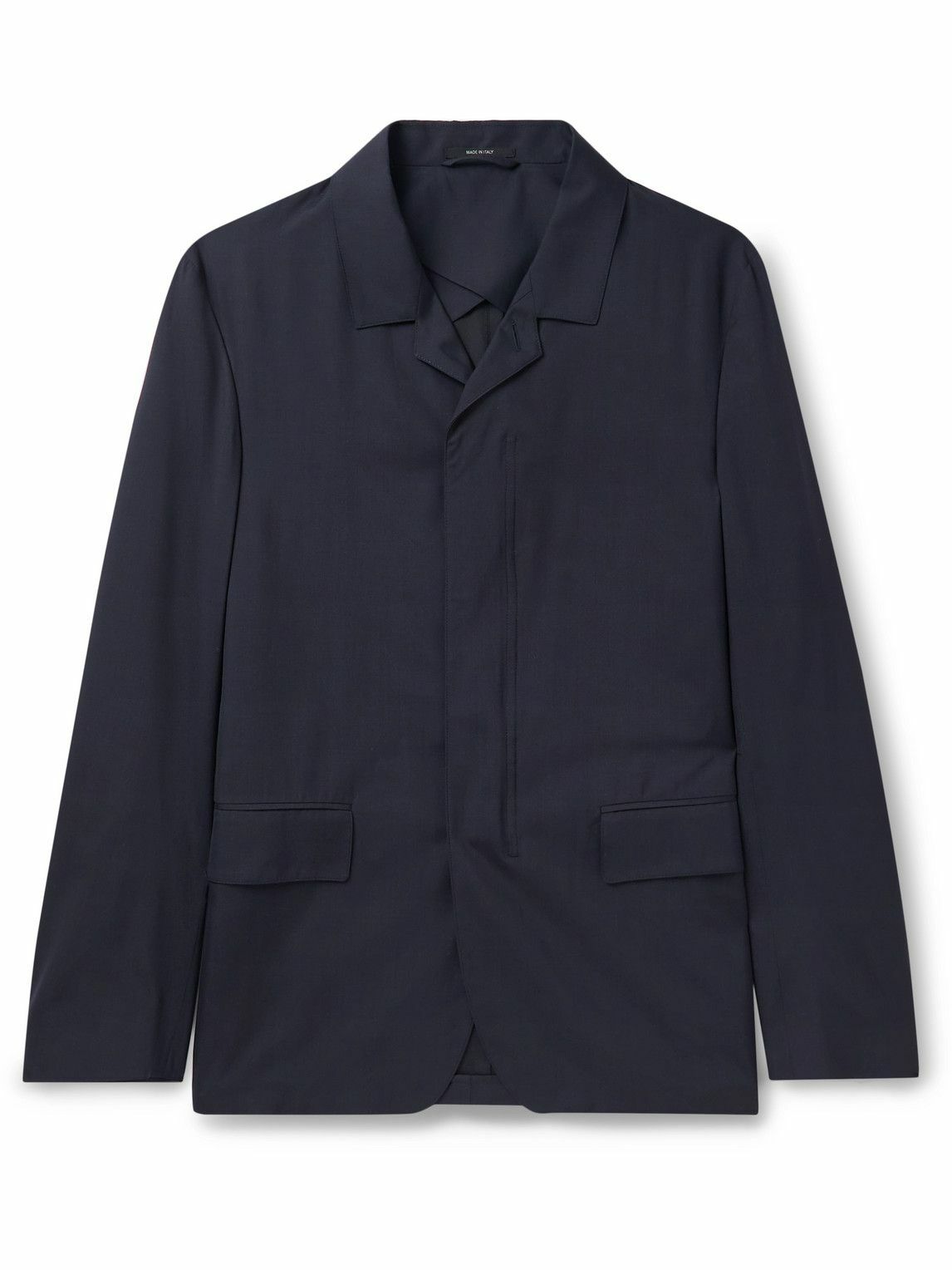 Dunhill - Wool and Silk-Blend Jacket - Blue Dunhill