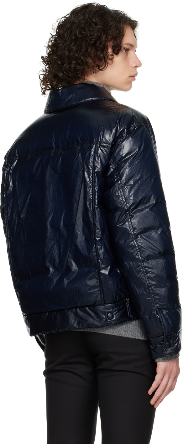 System Navy Glossy Down Jacket System