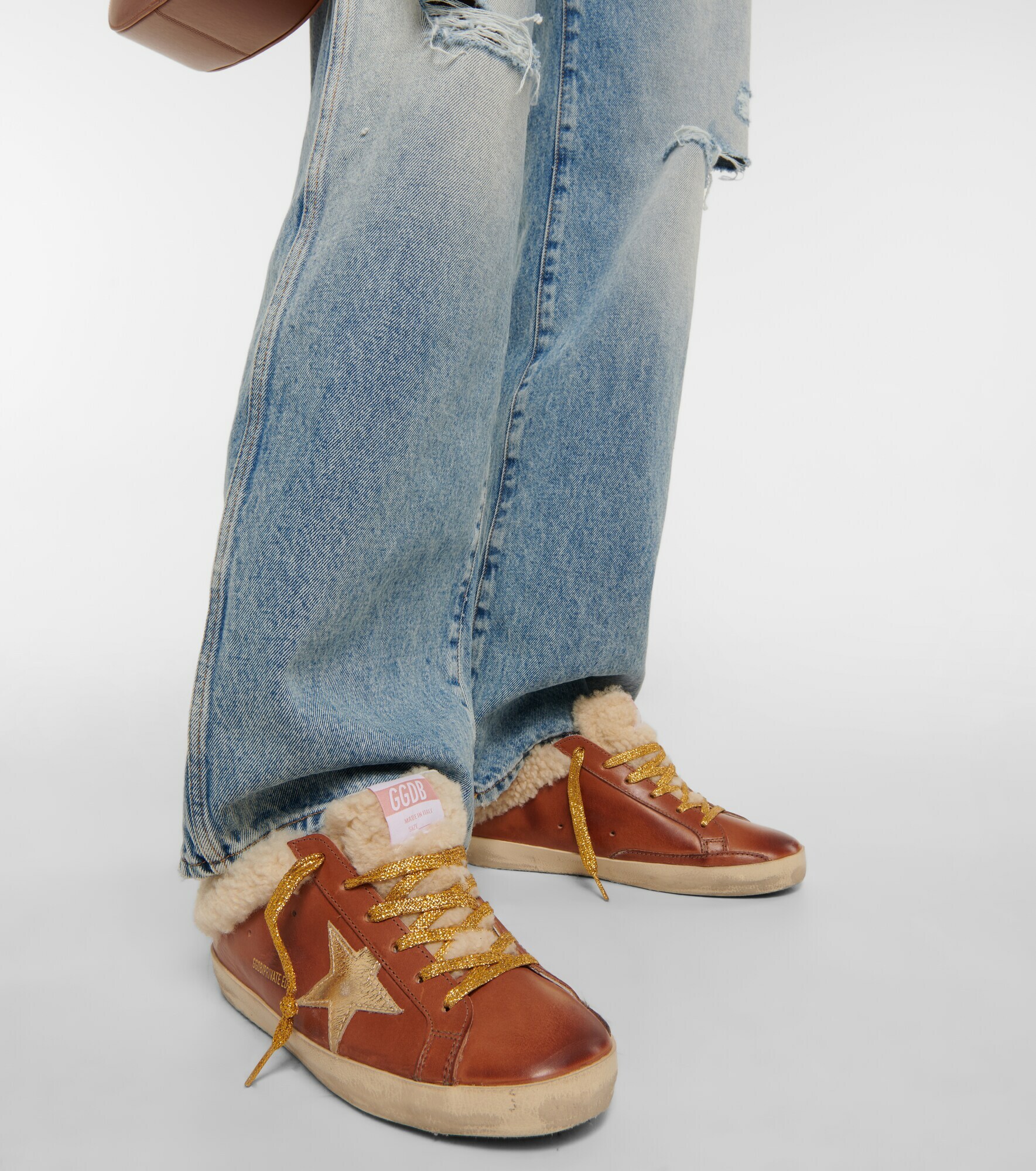 Golden Goose - Super-Star shearling-lined mules Golden Goose Deluxe Brand