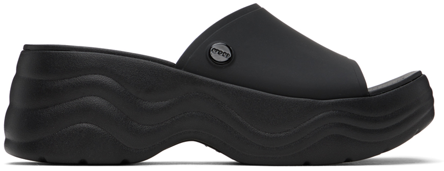 Crocs Black Skyline Slides Crocs