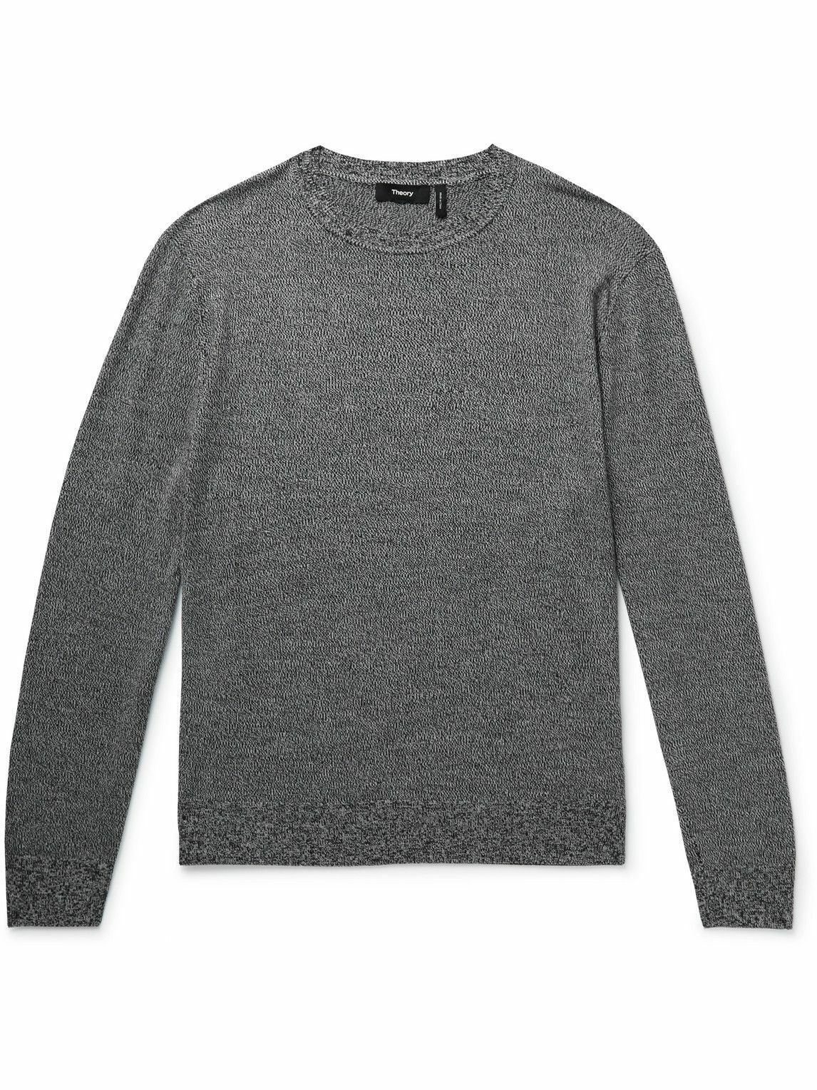 Theory - Merino Wool Sweater - Gray Theory