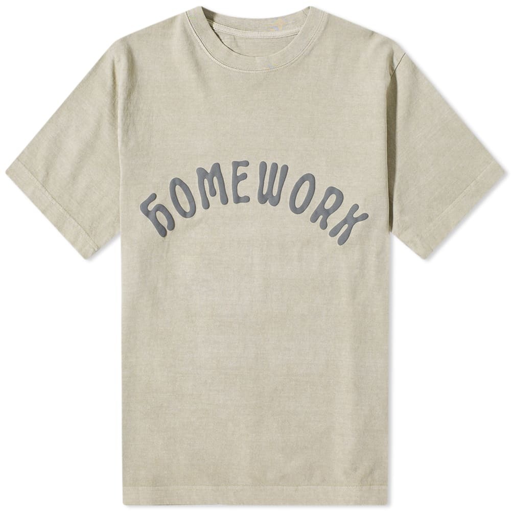 Homework Men's Under Self Construction T-Shirt in Sand Homework