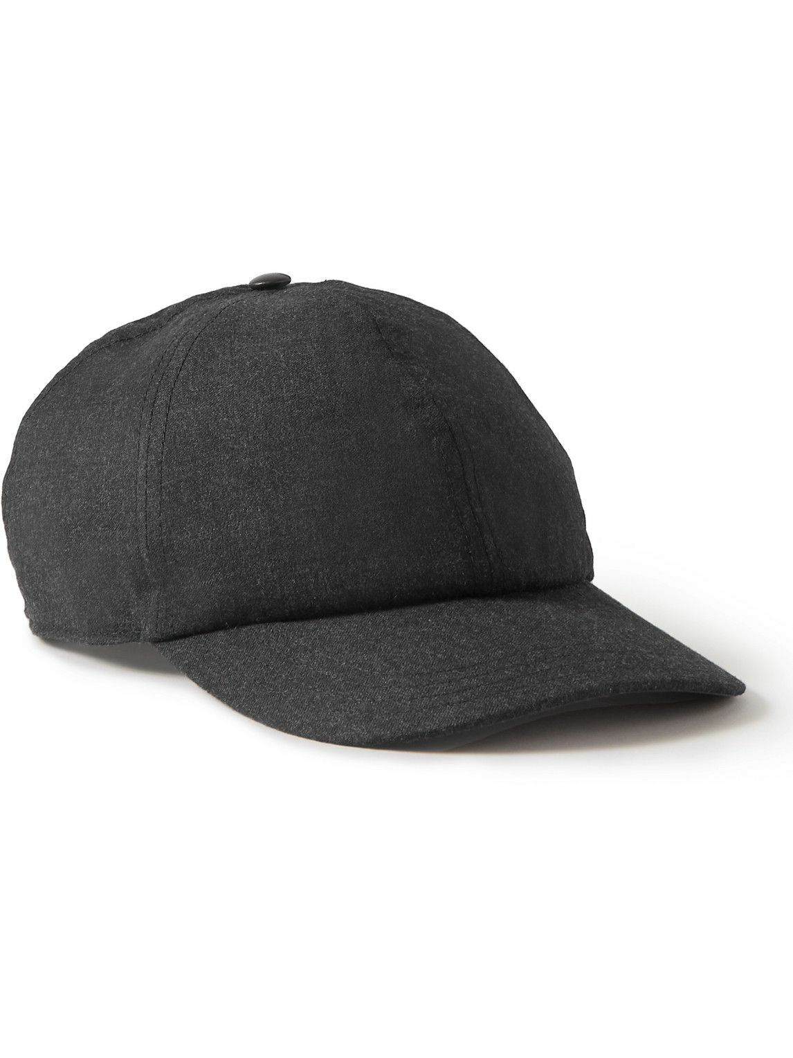 Berluti - Embroidered Wool Baseball Cap - Gray Berluti