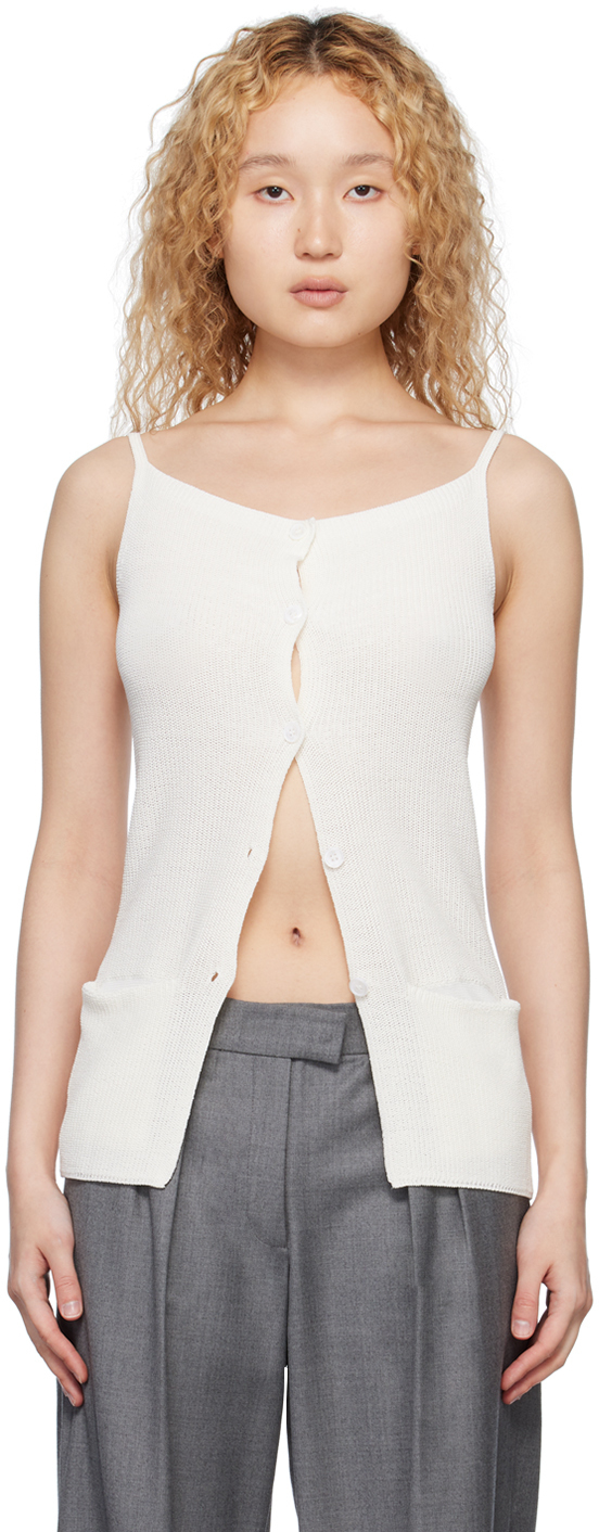 Aya Muse White Odoa Tank Top Aya Muse