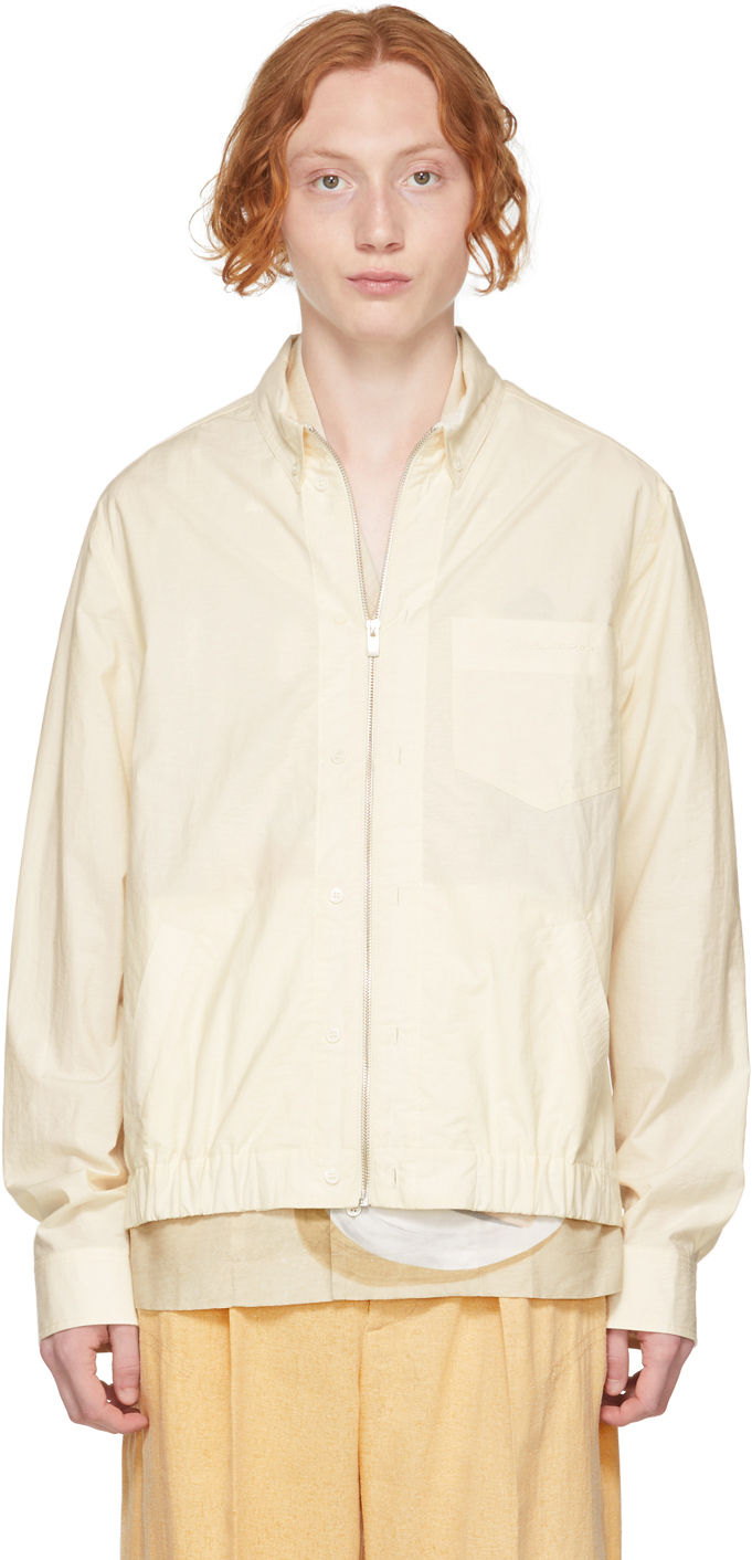 Jacquemus Yellow 'Le Blouson Chemise' Jacket Jacquemus