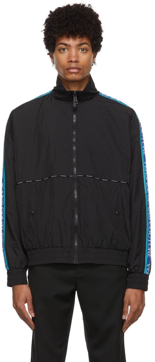 Versace Jeans Couture Black Logo Jacket Versace