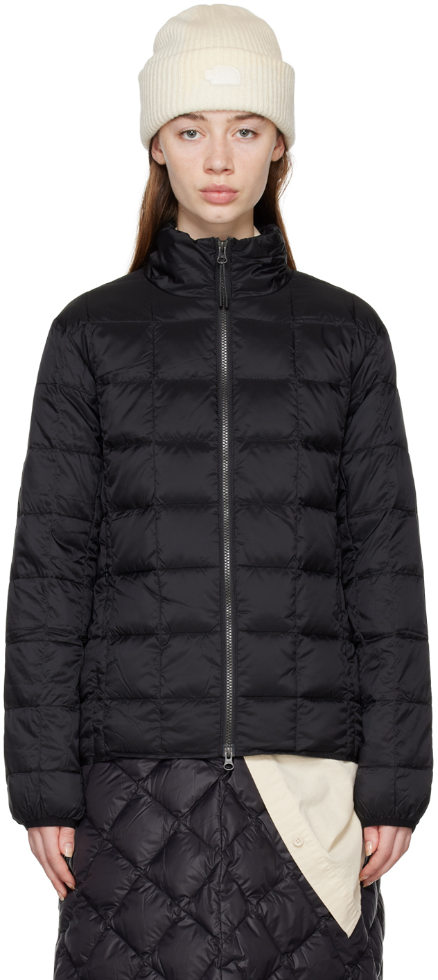 TAION Black High Neck Down Jacket Taion Extra