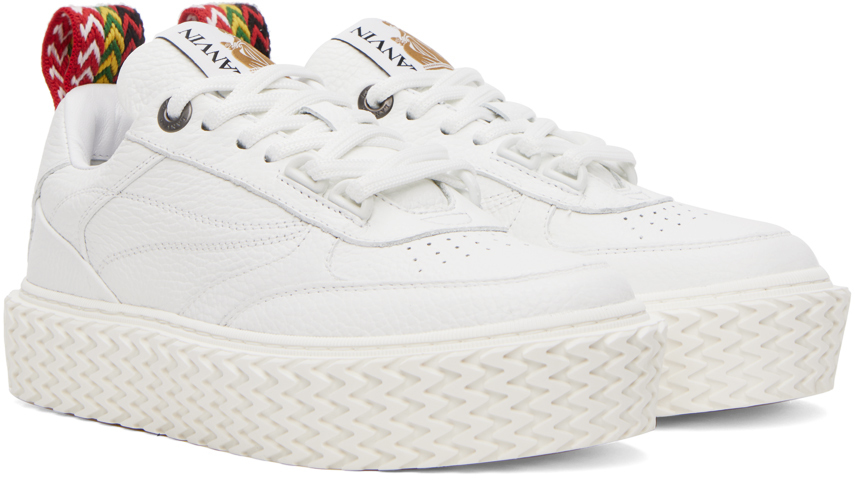 Lanvin White Curbies Sneakers Lanvin