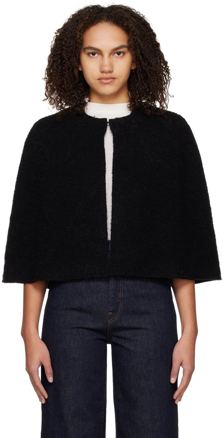 Totême Black Evening Cape Toteme