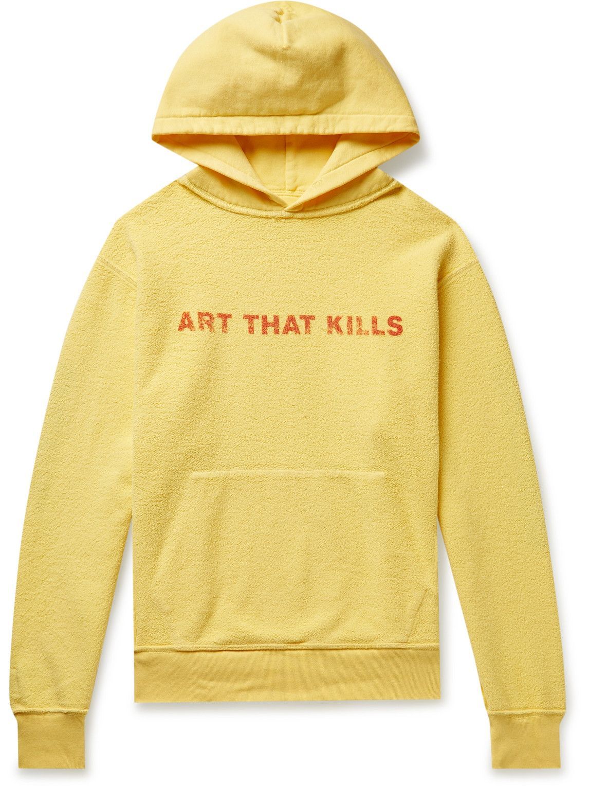 Gallery Dept. - Art That Kills Reversible Printed Cotton-Jersey Hoodie ...