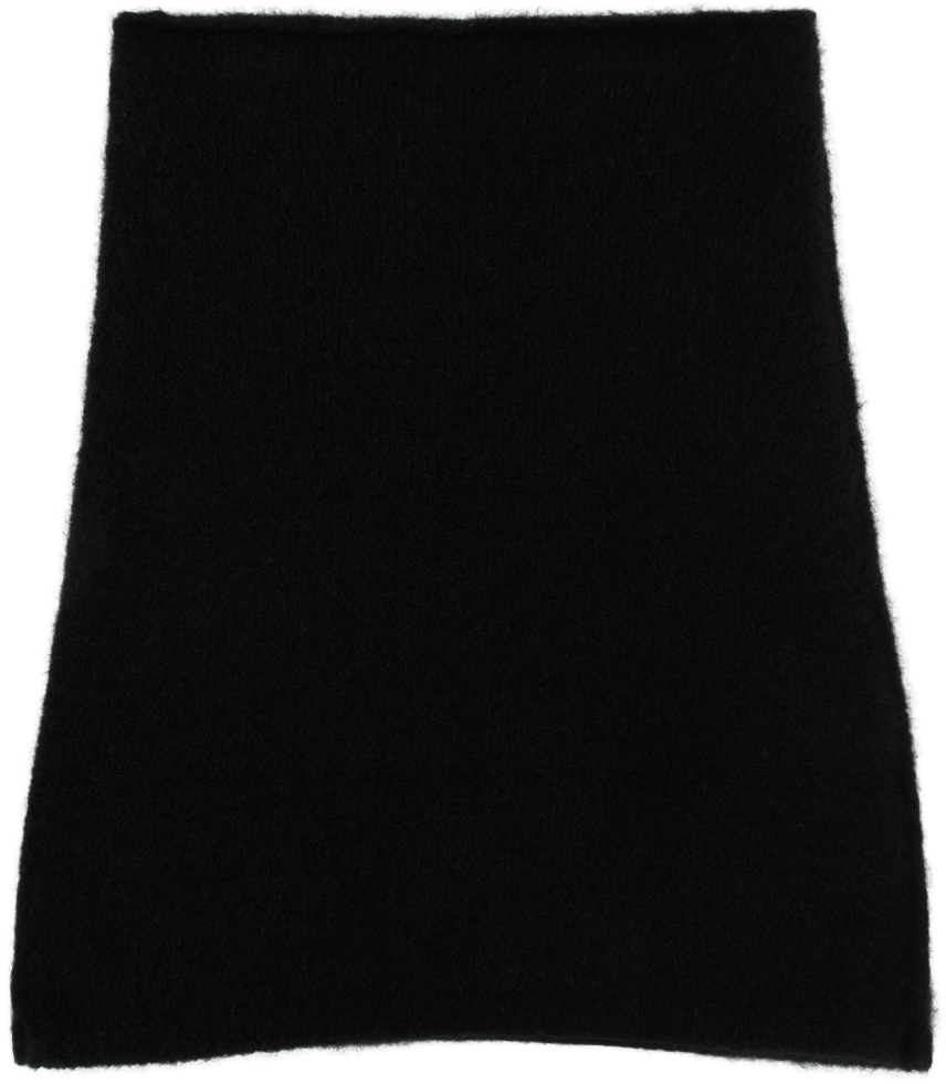 Isabel Benenato Black Merino Yak Scarf Isabel Benenato