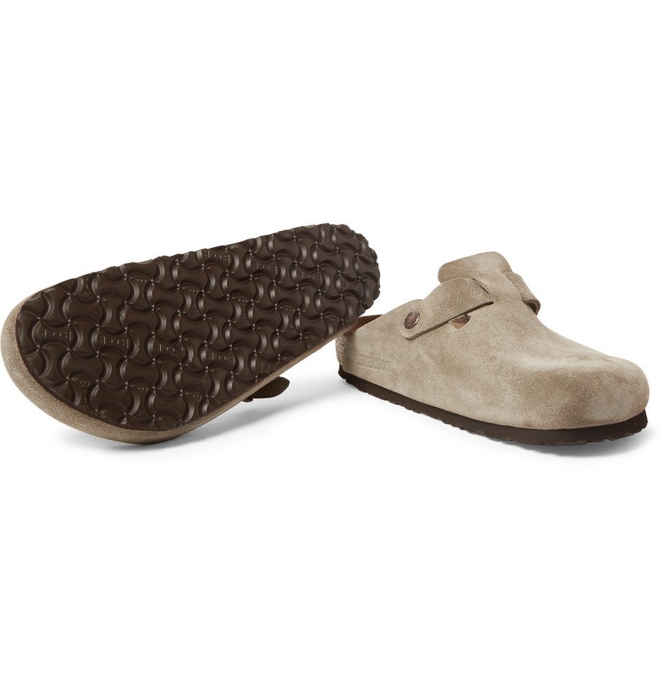 Birkenstock - Boston Suede Sandals - Sand Birkenstock