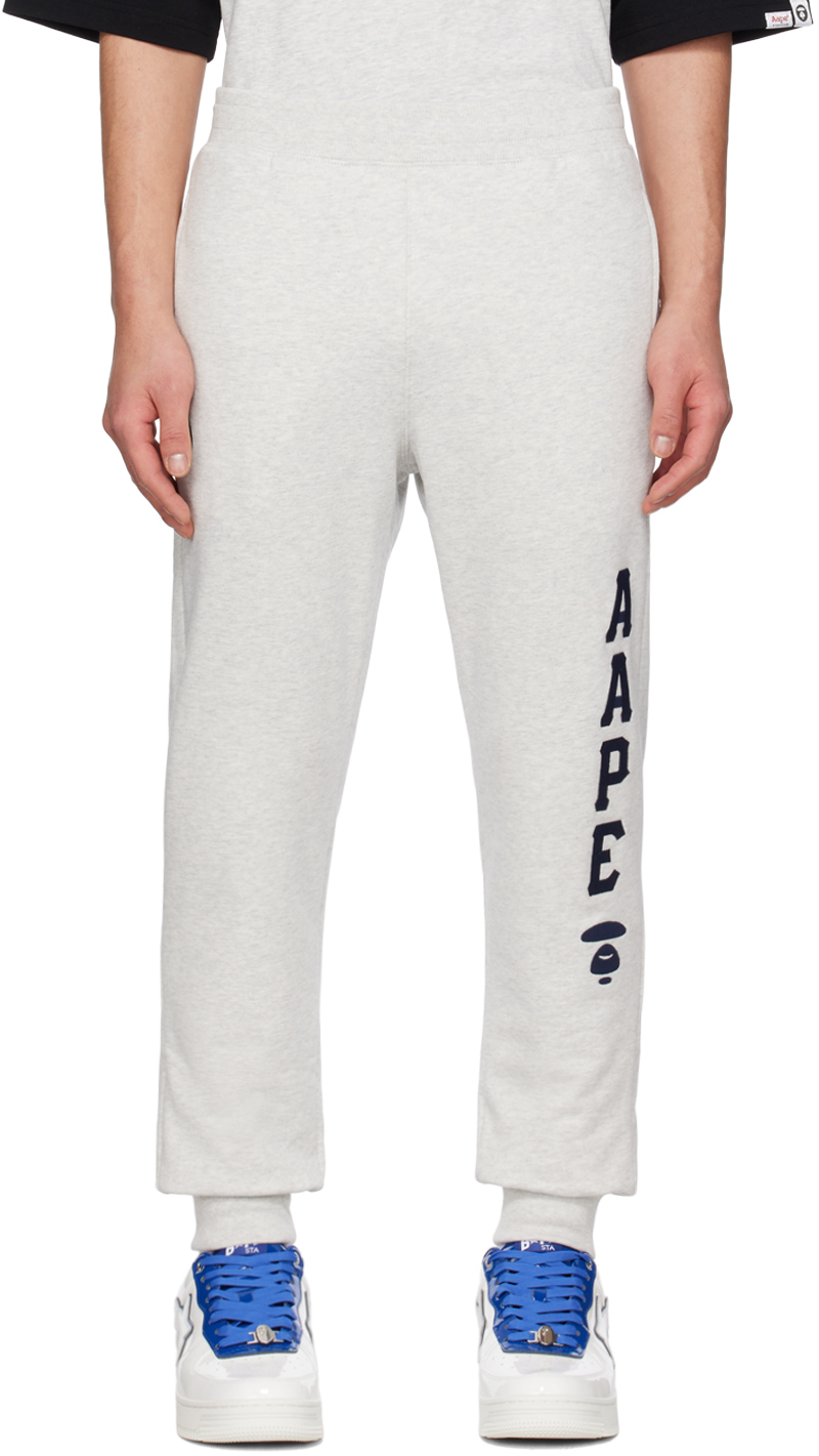 AAPE by A Bathing Ape Gray Detachable Lounge Pants AAPE by A Bathing Ape