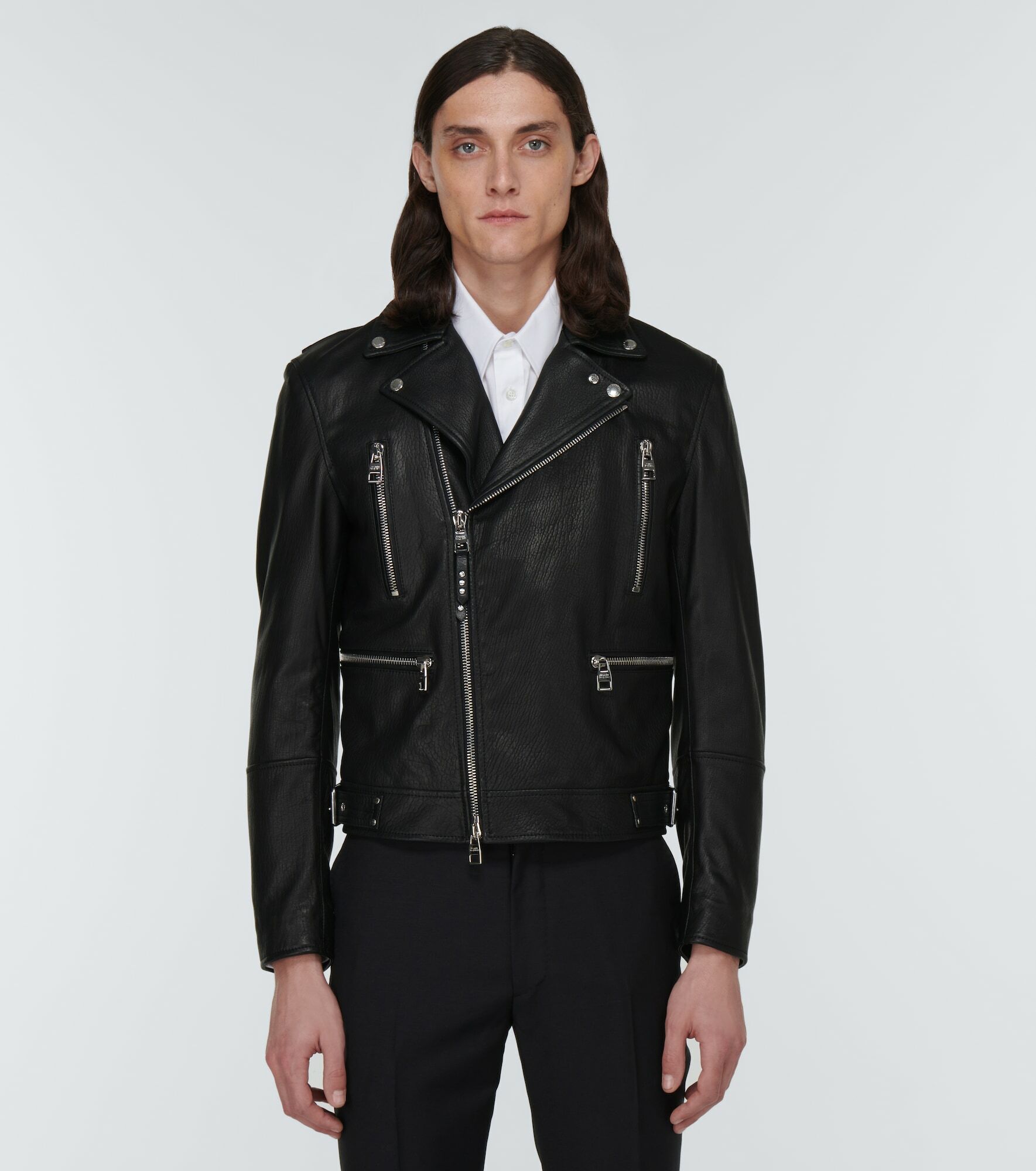 Alexander McQueen - Leather biker jacket Alexander McQueen