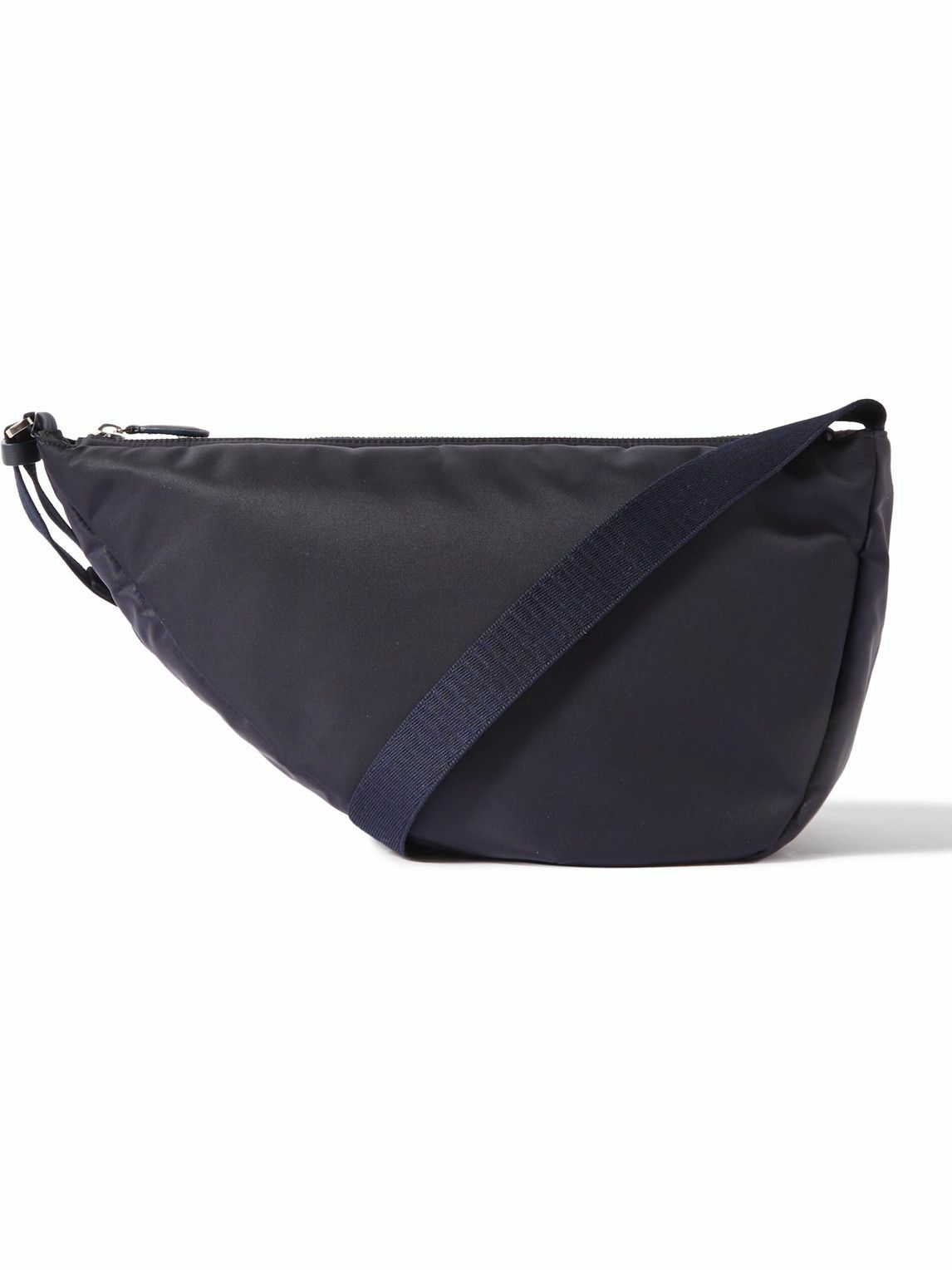 The Row - Slouchy Banana Leather-Trimmed Shell Messenger Bag The Row
