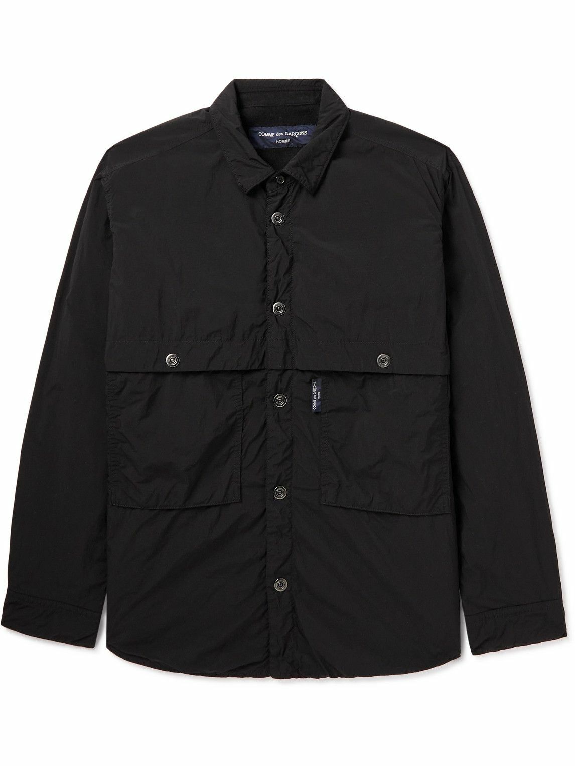 Comme des Garçons HOMME - Shell Shirt Jacket - Black Comme des Garcons ...