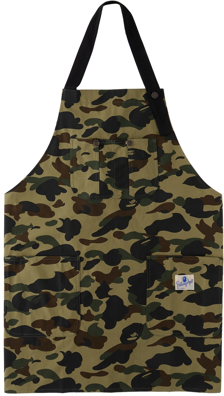 BAPE Green 1st Camo Duck Apron A Bathing Ape